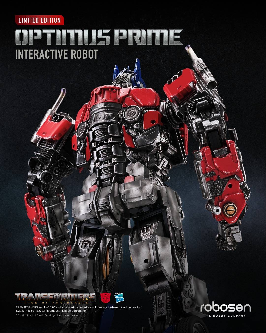 Optimus Prime (Limited Edition) - Robosen QTZPM Transformers Rise of ...