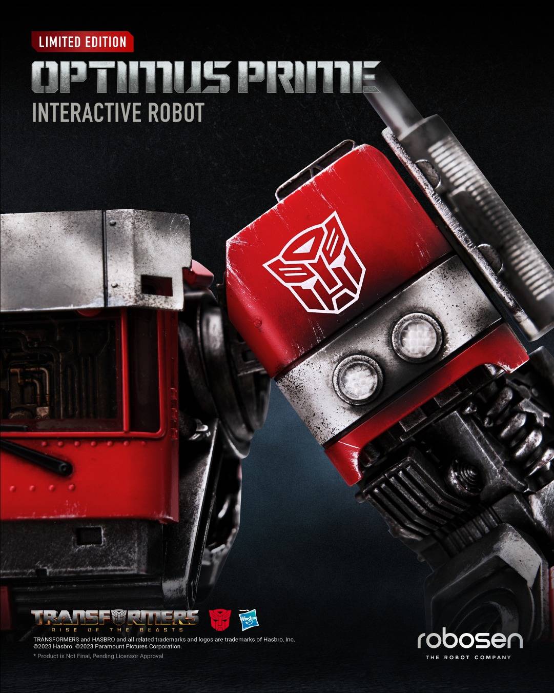 Optimus Prime (Limited Edition) - Robosen QTZPM Transformers Rise of ...